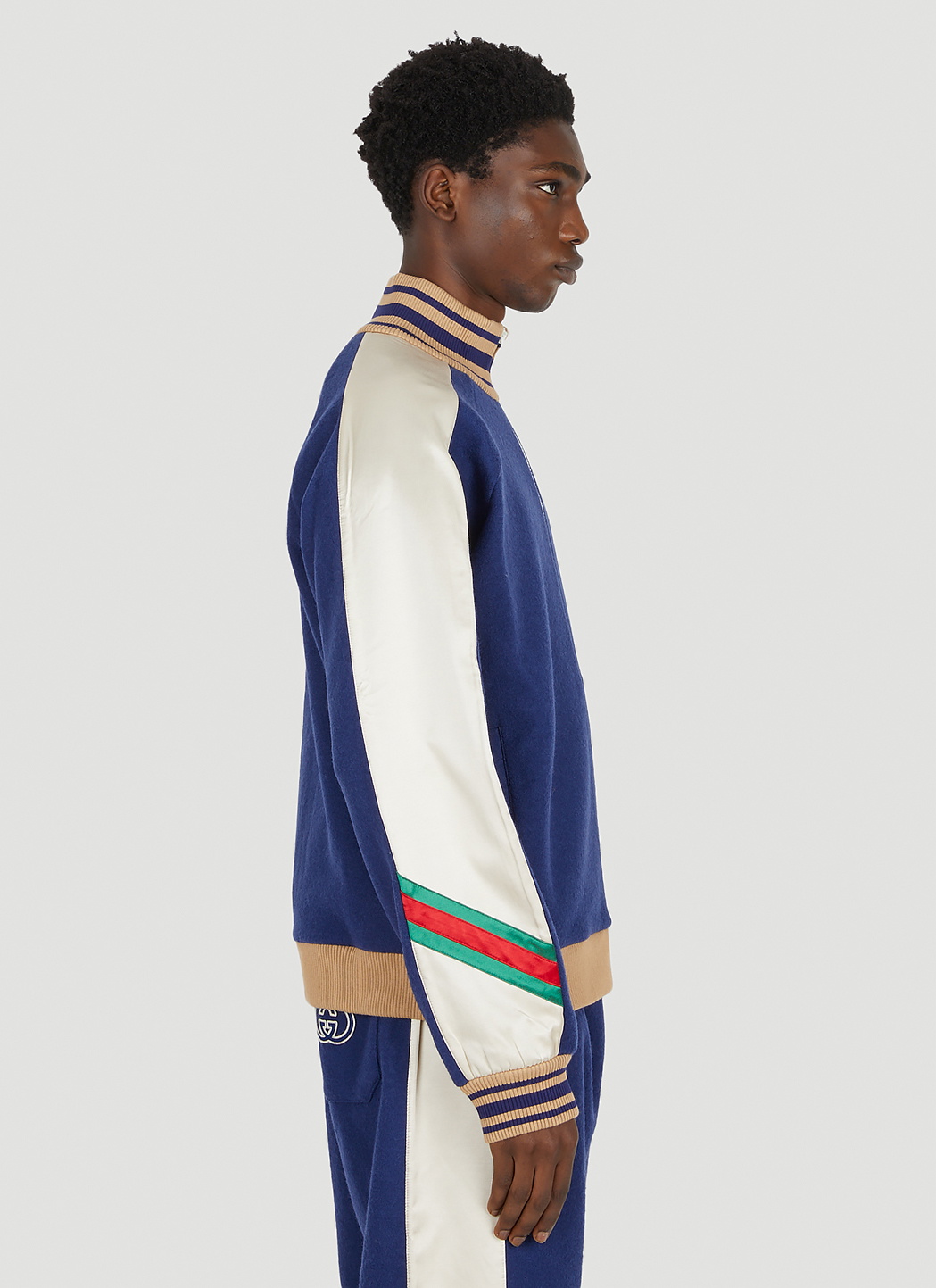 Gucci Interlocking G Zip Front Track Jacket Gucci