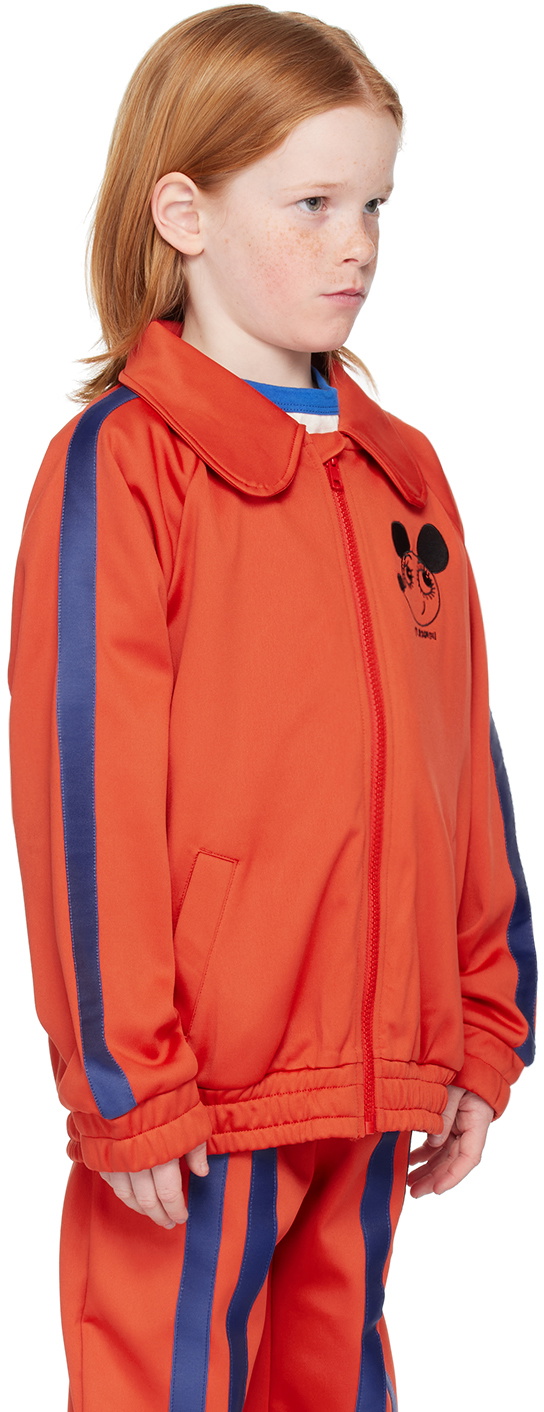 Mini Rodini Kids Red Ritzratz Track Jacket Mini Rodini