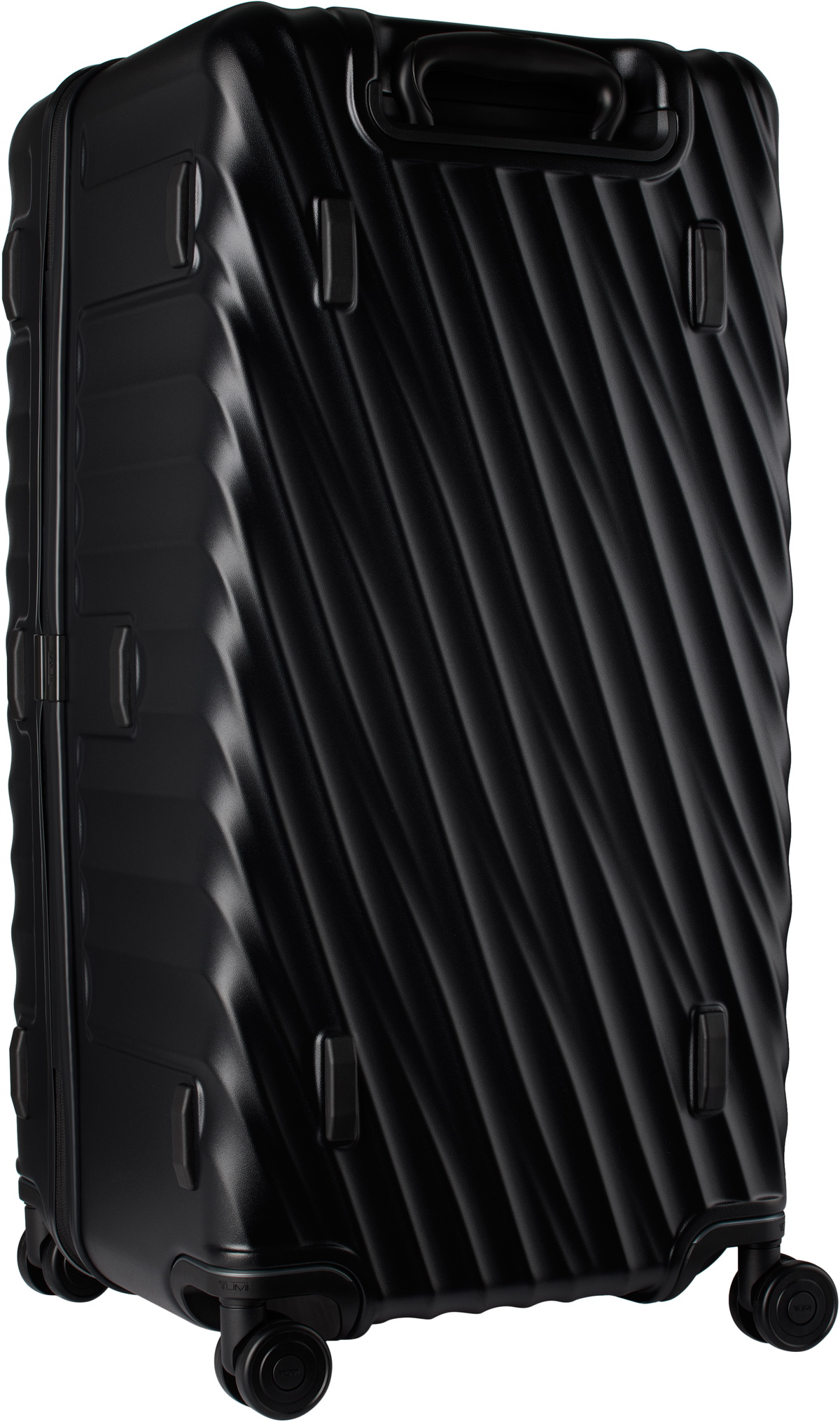 Tumi Black Large Rolling Trunk Suitcase Tumi