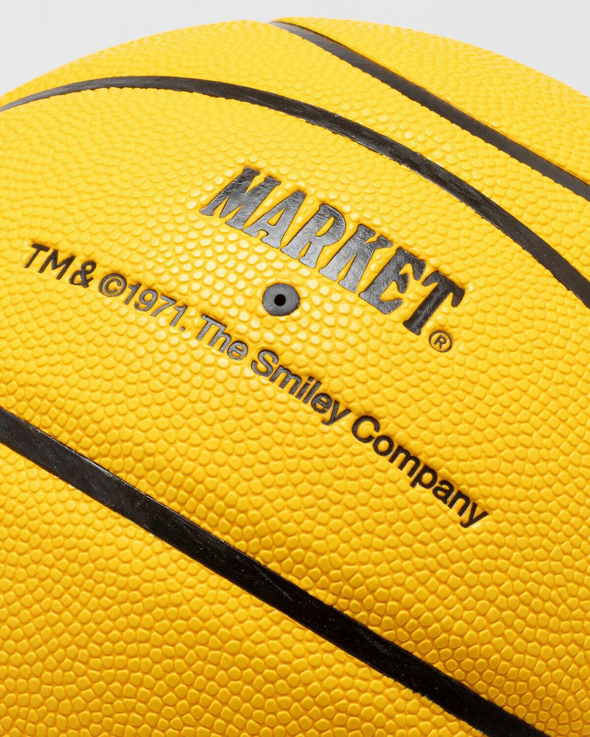 Market Smiley Basketball Yellow Sports Equipment MARKET
