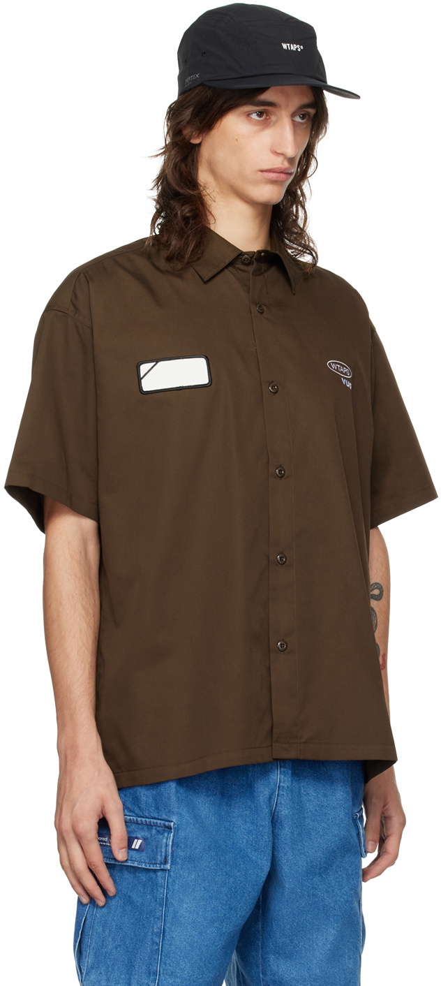 WTAPS Brown Repo Shirt WTAPS