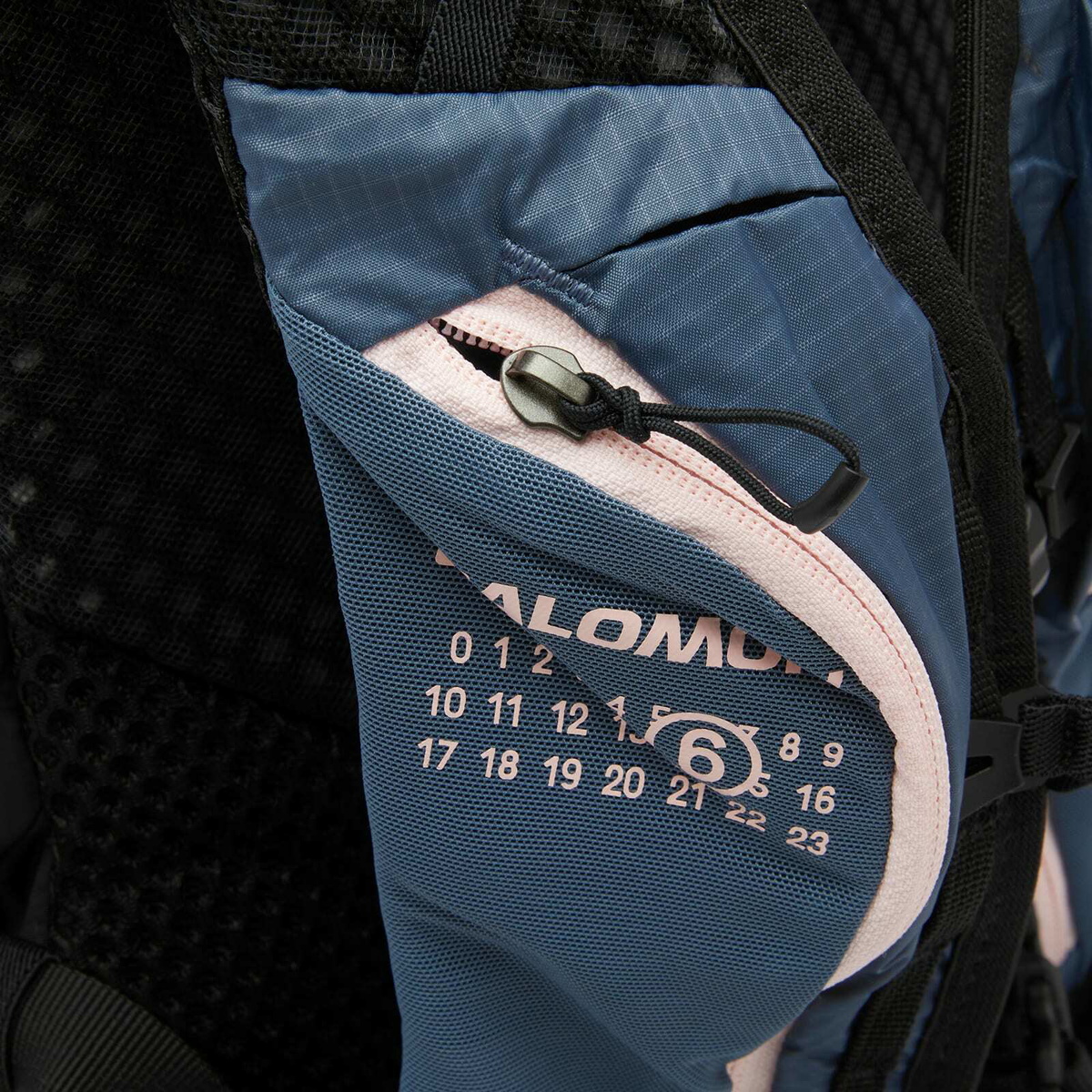 MM6 Maison Margiela Men's x Salomon XT 15 Hiking Backpack in Bering Sea/Black MM6 Maison Margiela