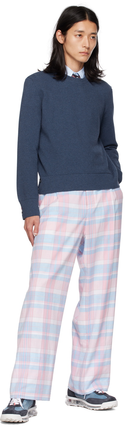 Thom Browne Blue Stripe Sweater Thom Browne