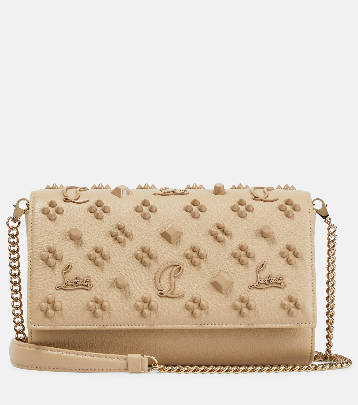 Christian Louboutin - Paloma embellished leather clutch Christian Louboutin