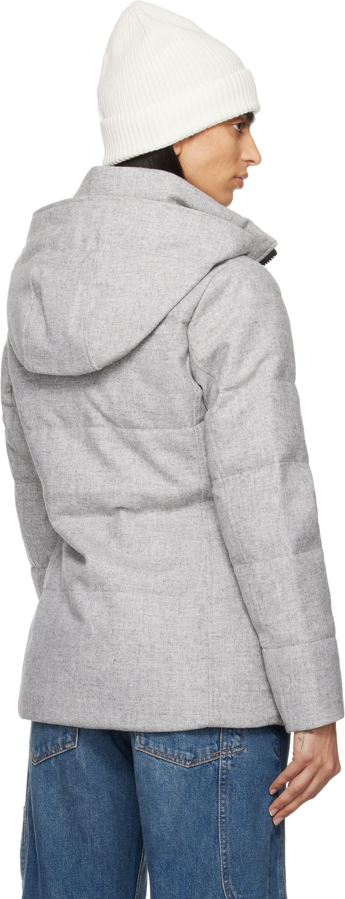 Canada Goose Gray Chelsea Down Jacket Canada Goose