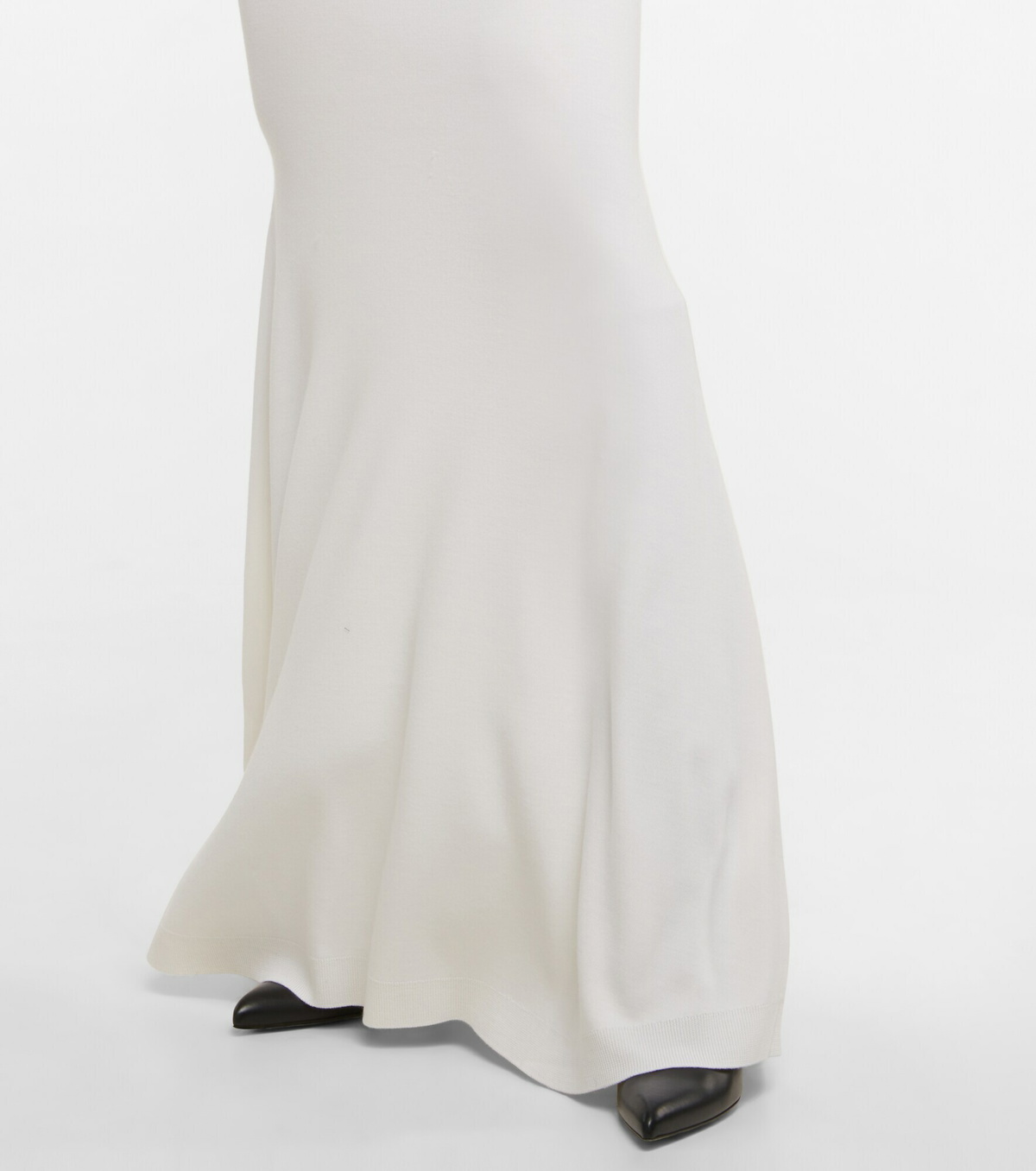 Saint Laurent - high-neck wool maxi dress Saint Laurent