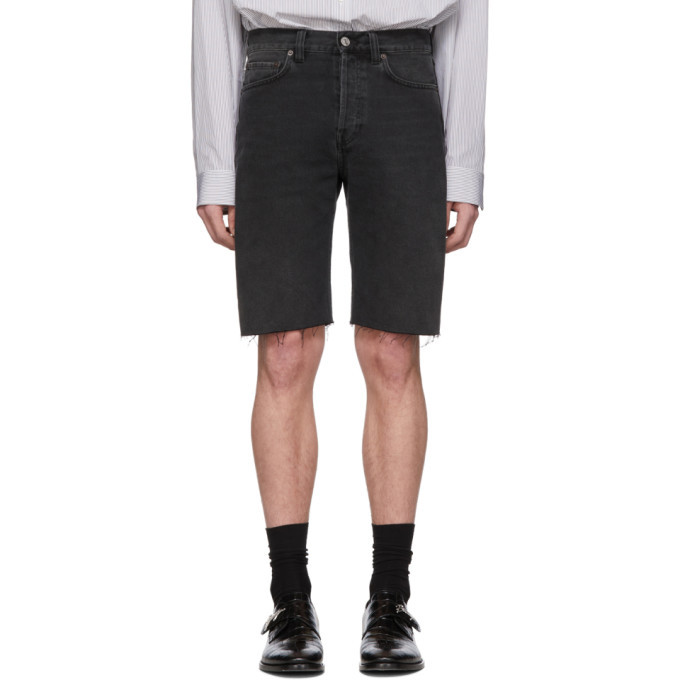 Balenciaga Black Denim Vintage Shorts Balenciaga