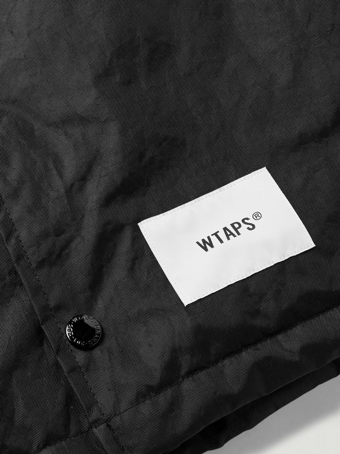 WTAPS - Logo-Appliquéd Padded Nylon Jacket - Black WTAPS
