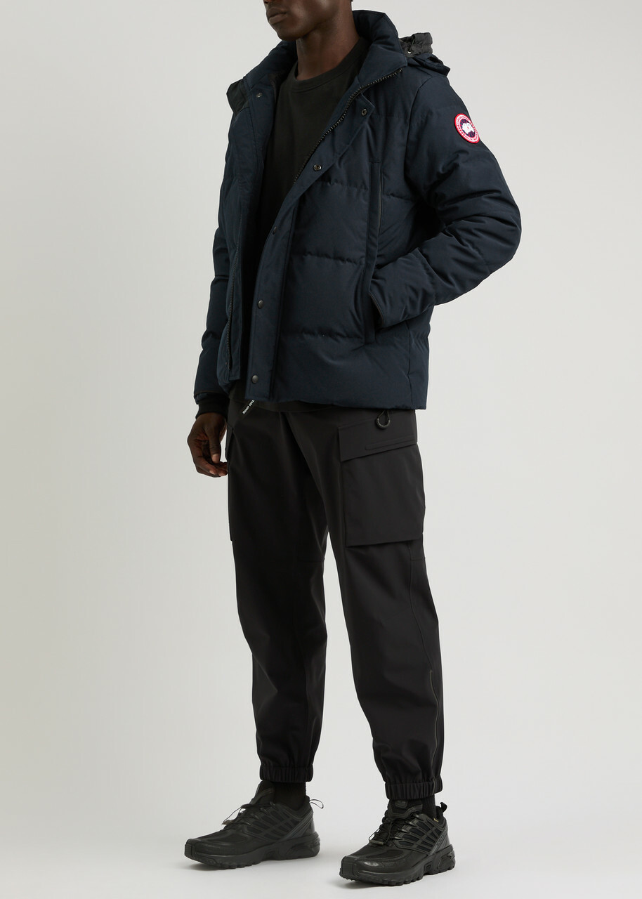 Canada Goose Wyndham Quilted Arctic-Tech Parka Navy Canada Goose