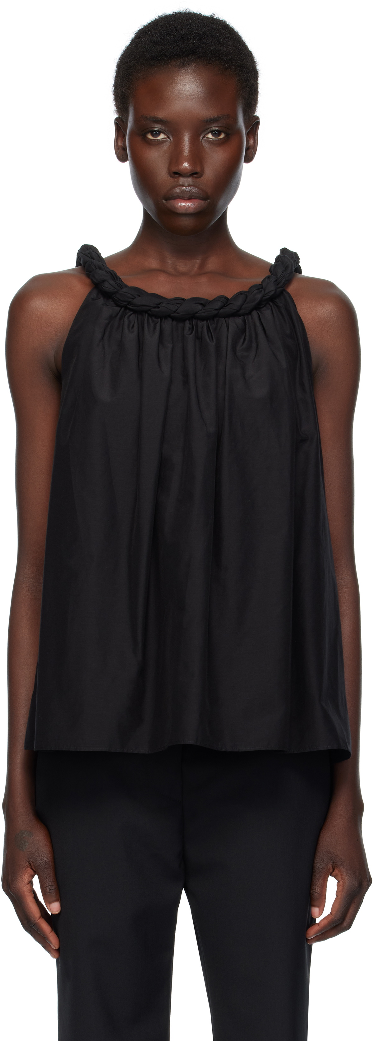 Loulou de Saison Black Garino Top Loulou Studio