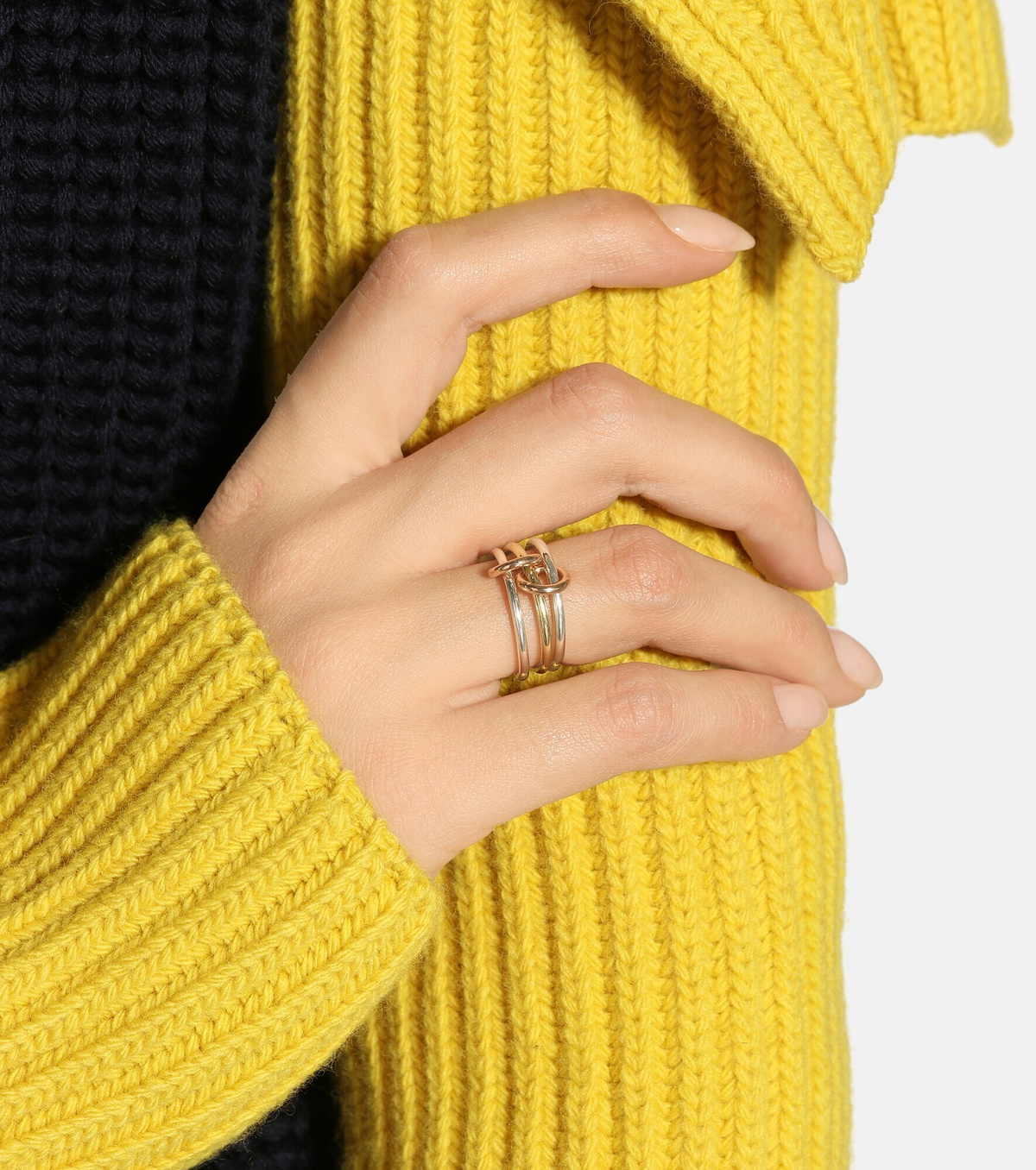 Spinelli Kilcollin - Solarium Silver 18kt gold and sterling silver ring ...