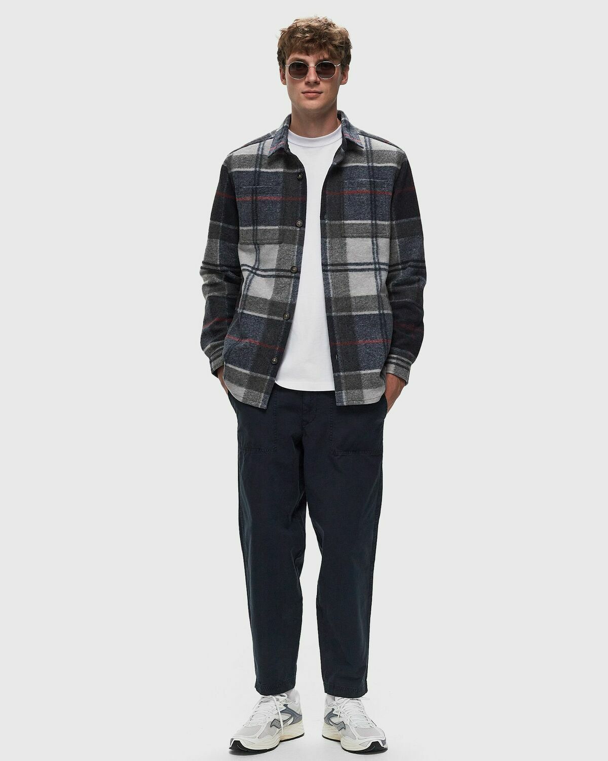 Barbour Grindle Trousers Blue Casual Pants Barbour