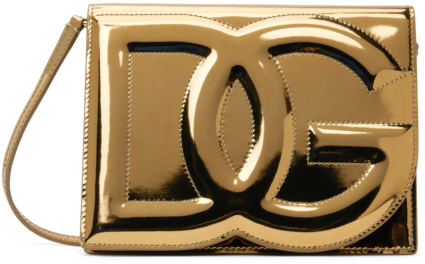 Dolce & Gabbana Gold 'DG' Logo Crossbody Bag Dolce & Gabbana