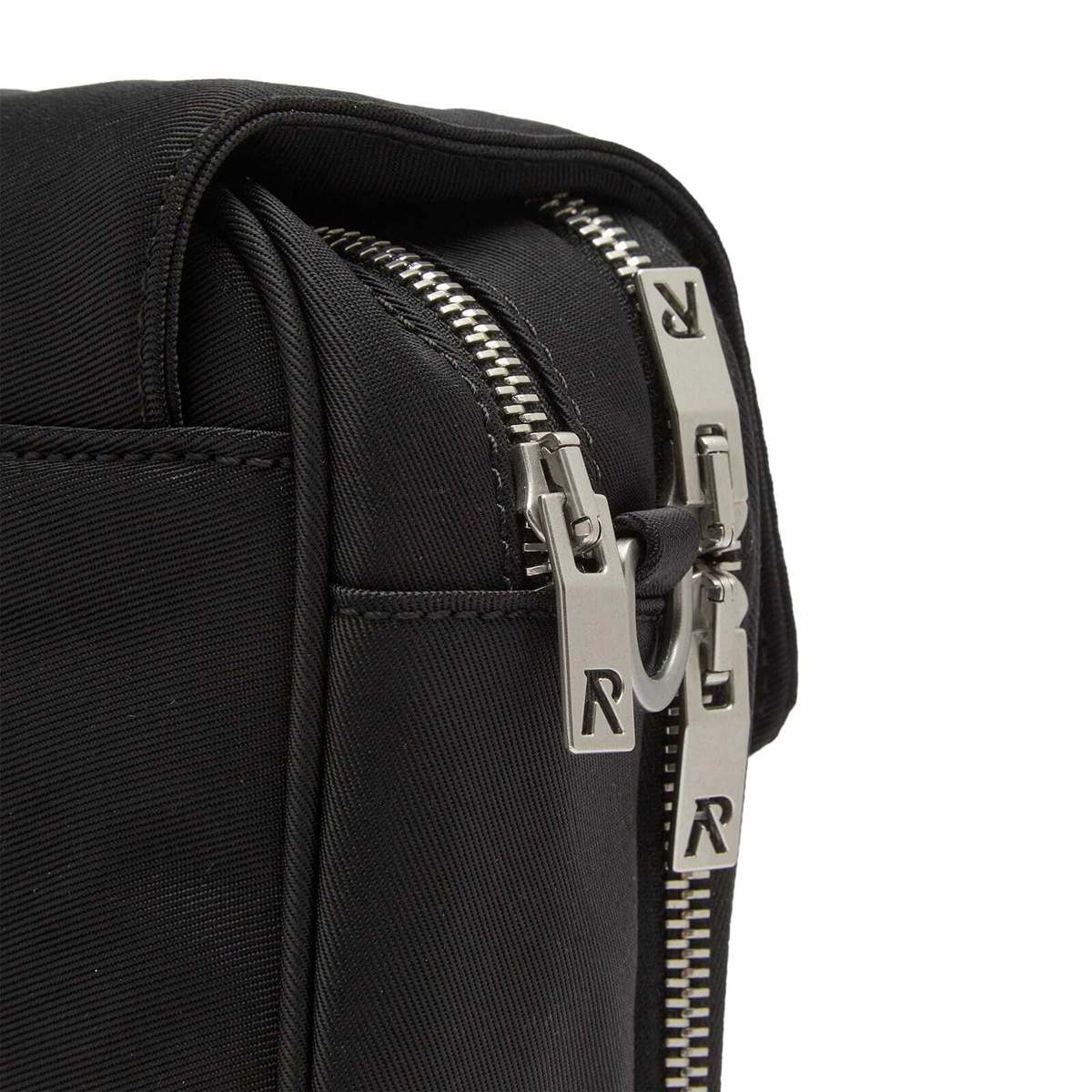 Represent Men's Quilted Crossbody Bag in Jet Black Represent
