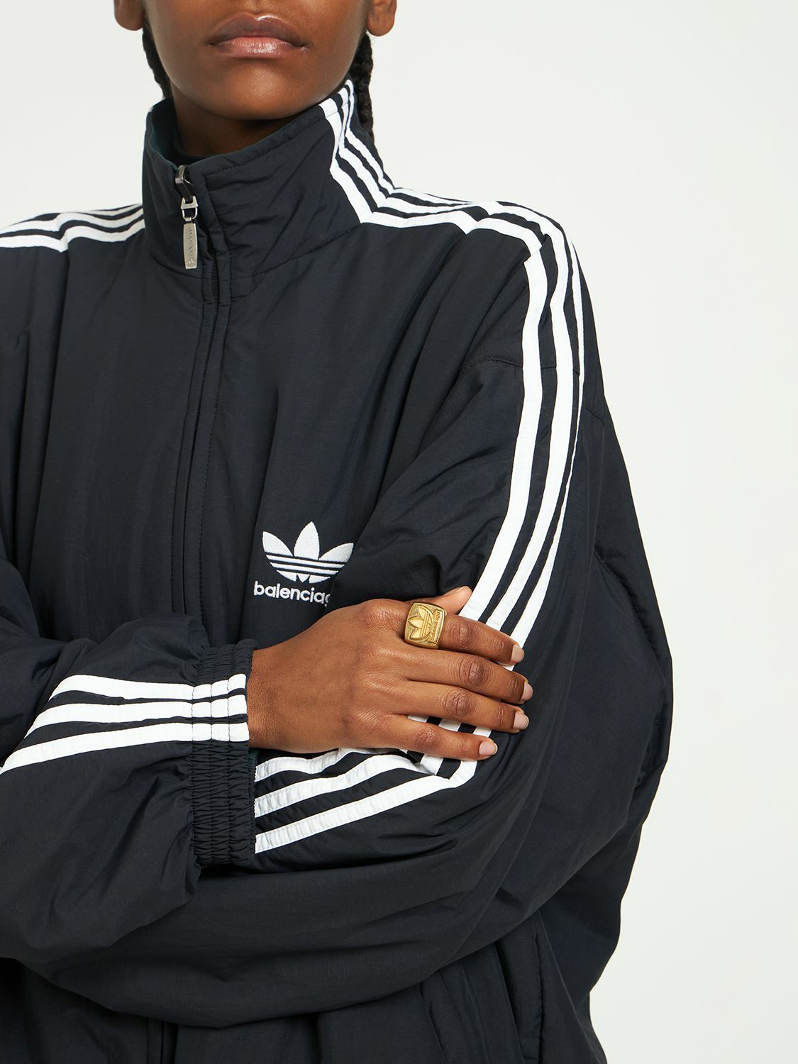 BALENCIAGA - Adidas Sterling Silver Ring Balenciaga