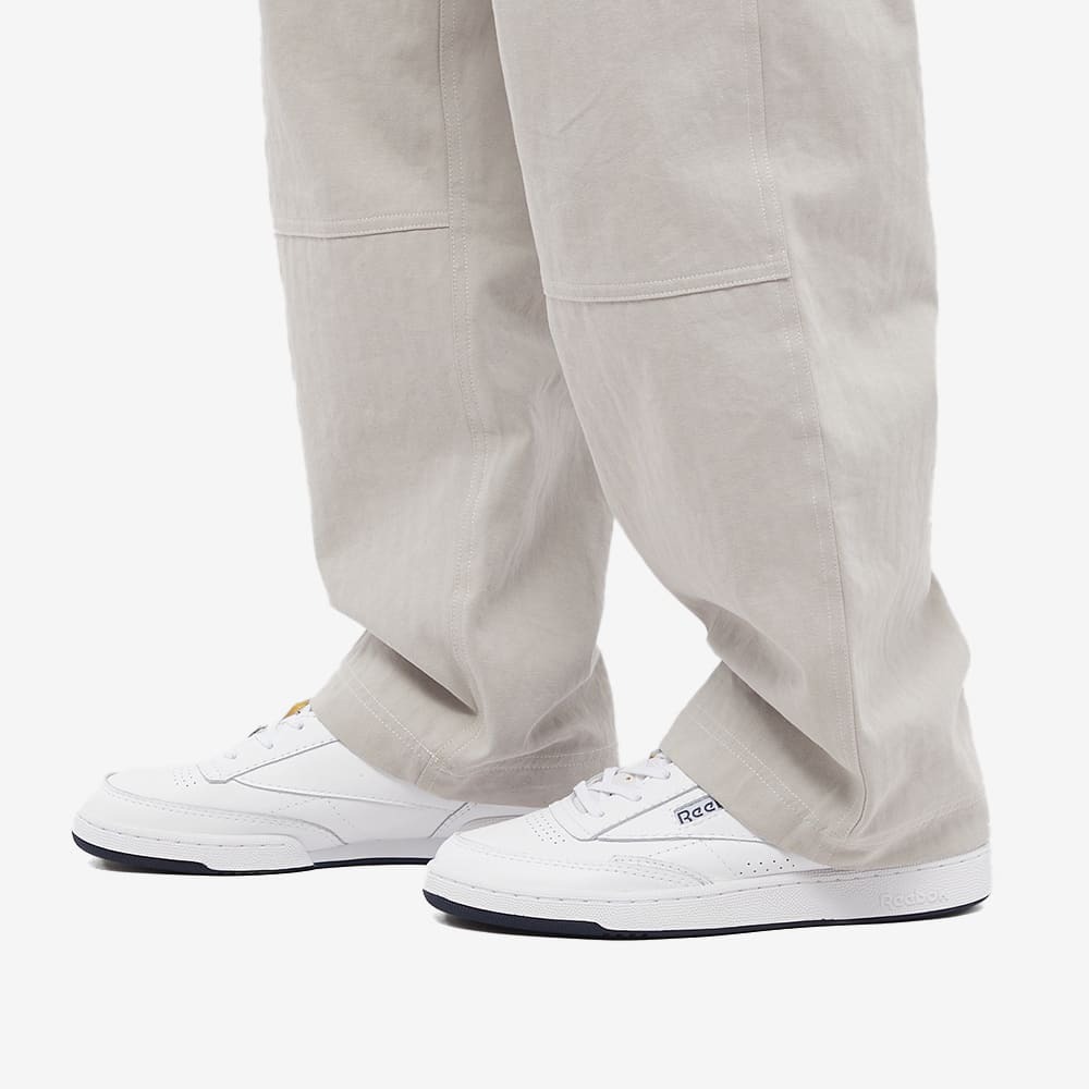 Reebok Men's Club C Mid II Vintage Sneakers in White/Vector Navy/Vector Red Reebok