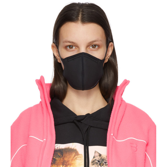 Balenciaga Black Logo Care Mask Balenciaga