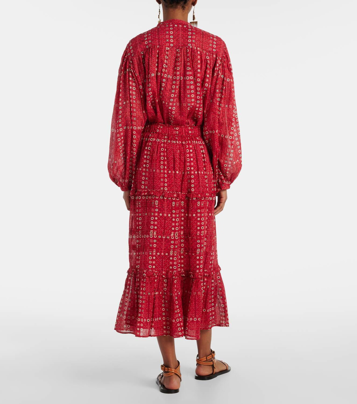 Marant Etoile Diya printed cotton maxi skirt Isabel Marant Etoile