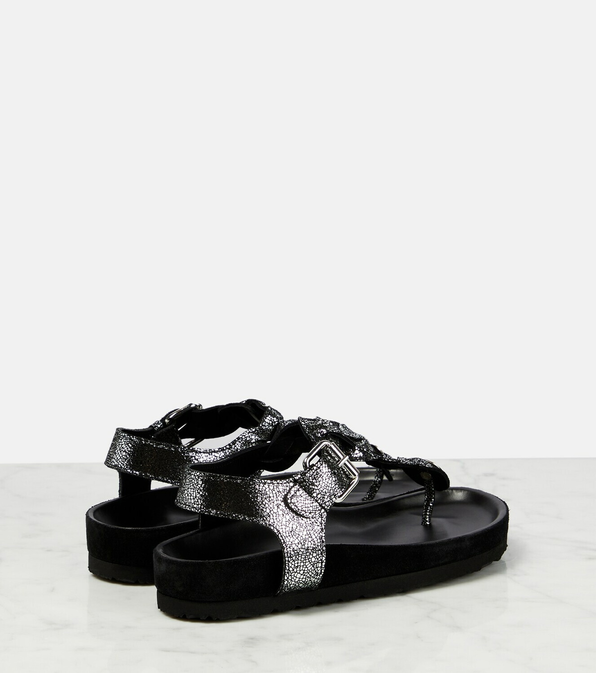 Isabel Marant - Brook metallic leather sandals Isabel Marant