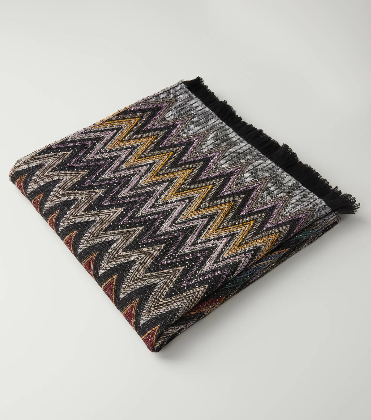 Missoni Chen zigzag jacquard throw Missoni