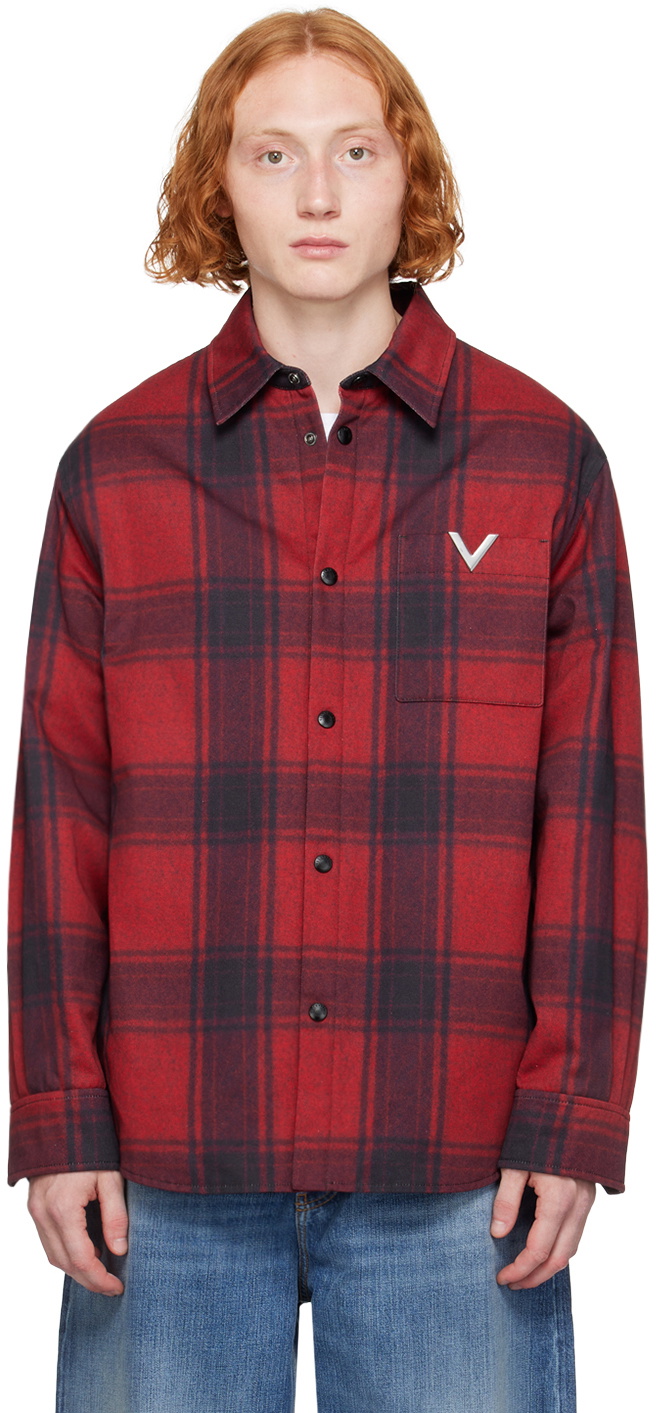 Valentino Red Check Shirt Valentino