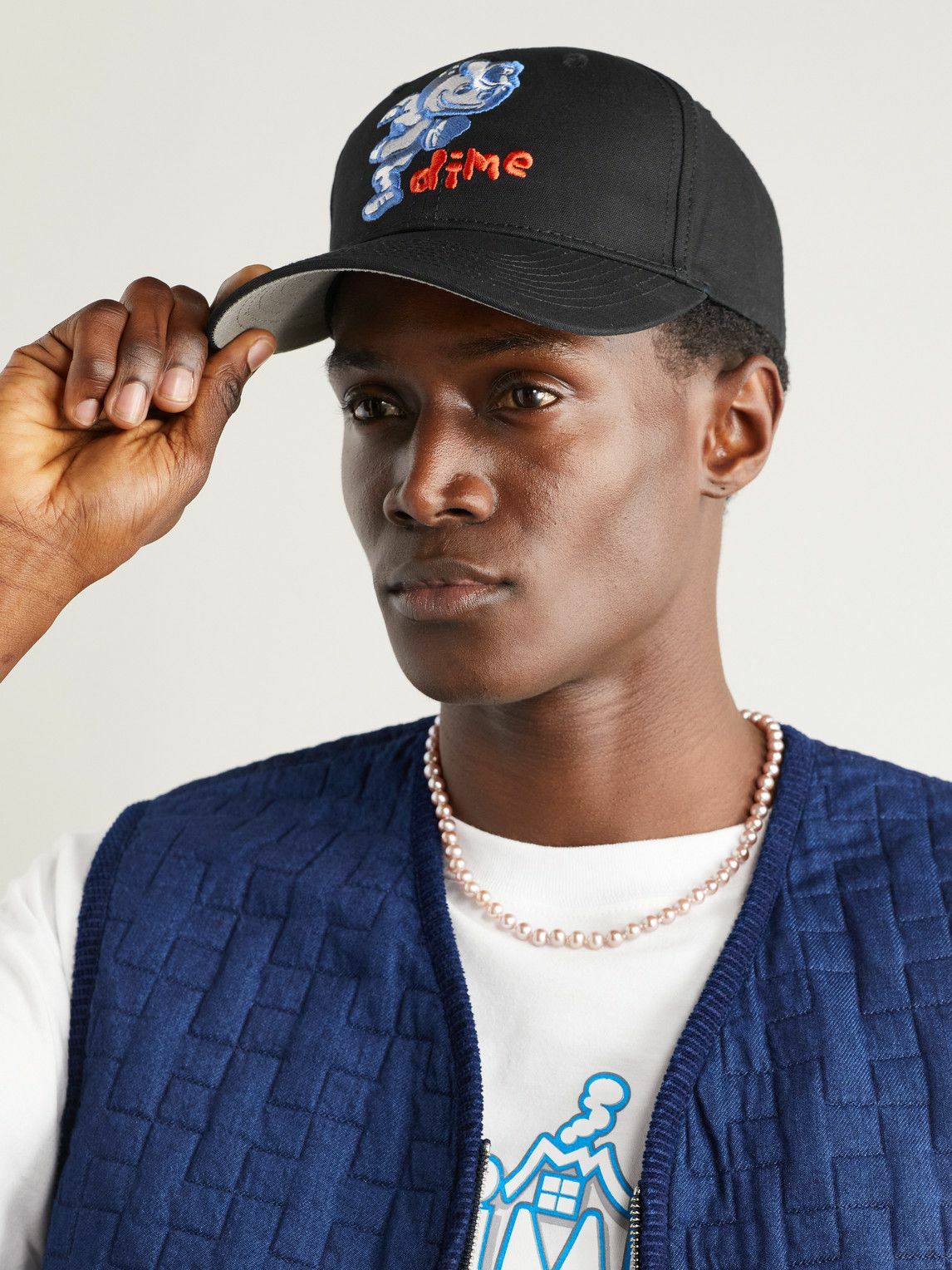 DIME - Ballboy Logo-Embroidered Cotton-Canvas Baseball Cap Dime