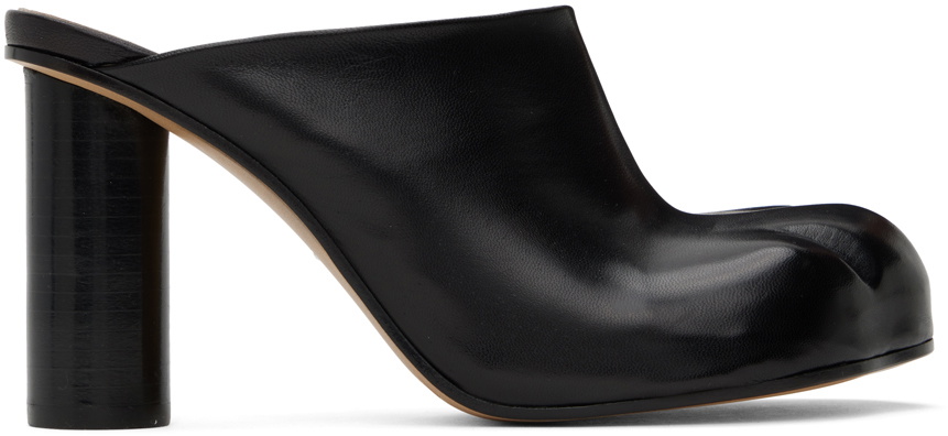 JW Anderson Black Paw Leather Mules JW Anderson