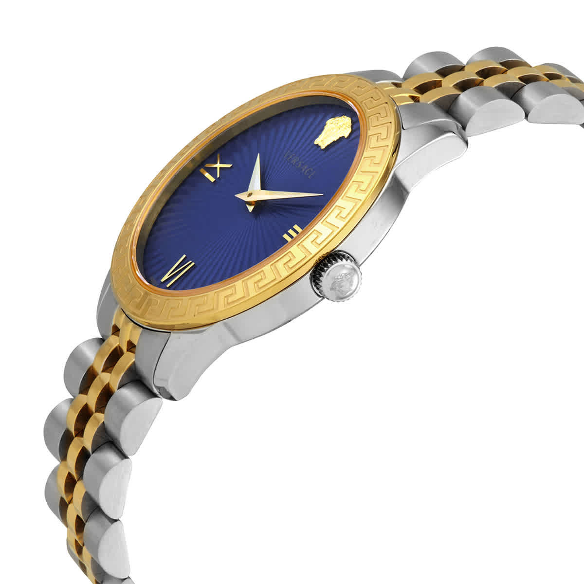 Versace Greca Signature Quartz Blue Dial Ladies Watch VEVC00719 Versace