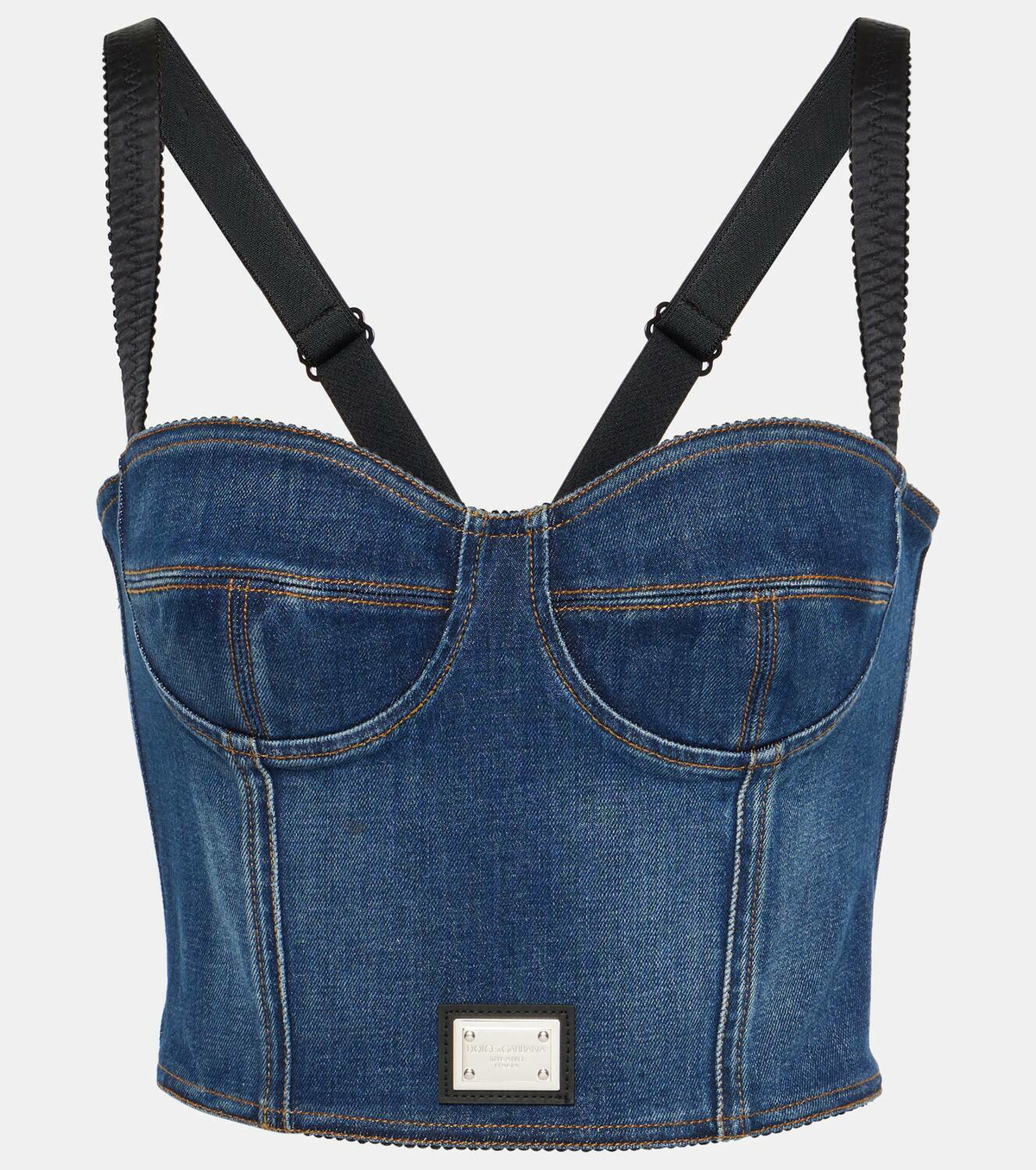 Dolce&Gabbana Denim bustier Dolce & Gabbana