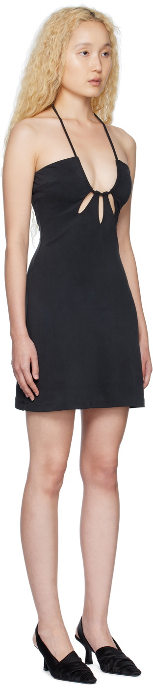 THIRD FORM SSENSE Exclusive Black Rip Tide Minidress THIRD FORM