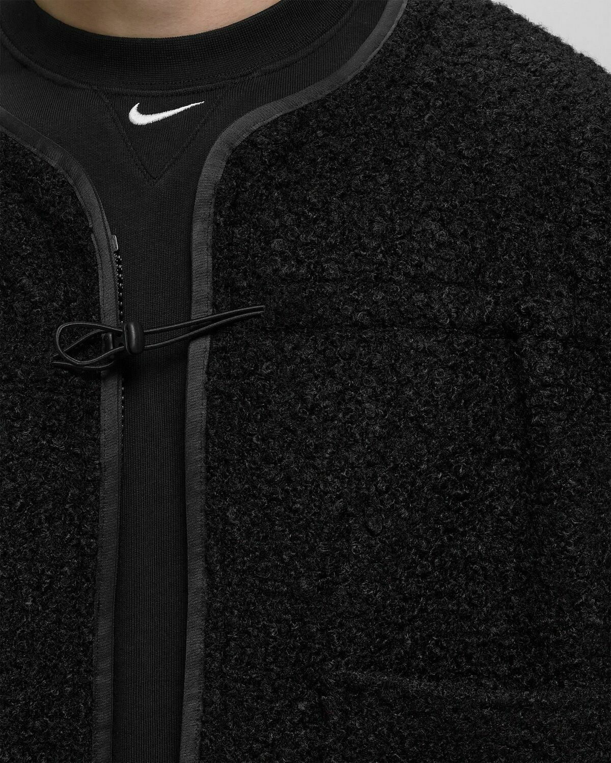 Nike Tech Pack Sherpa Jacket Black Fleece Jackets Nike