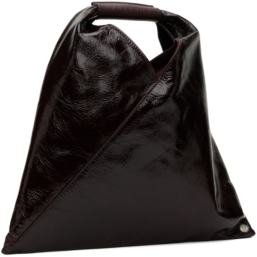MM6 Maison Margiela Brown Triangle Tote MM6 Maison Margiela