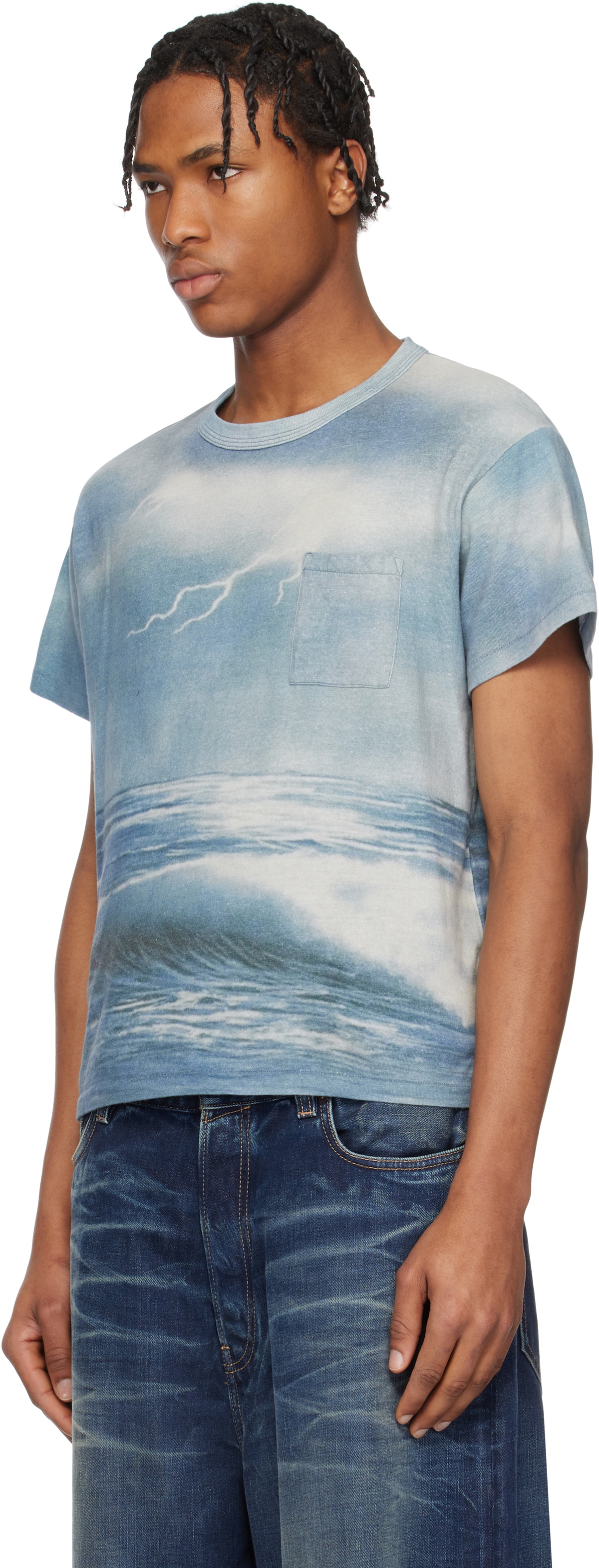 ERL Blue Storm T-shirt ERL