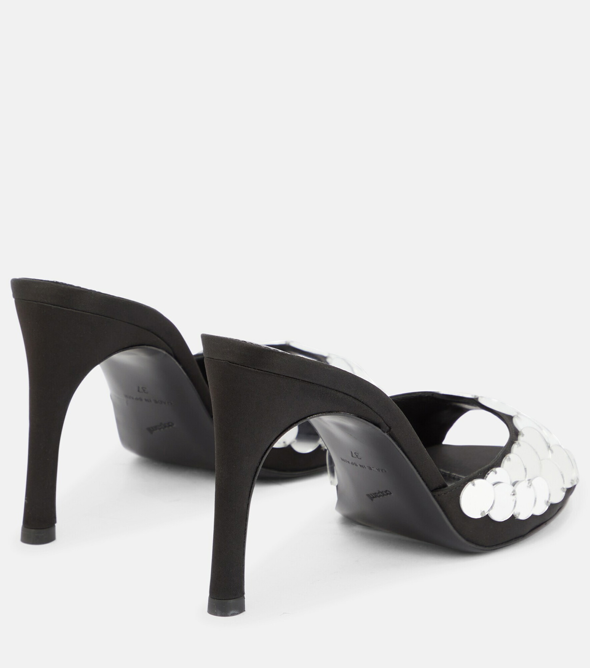 Coperni - Sequined leather mules Coperni