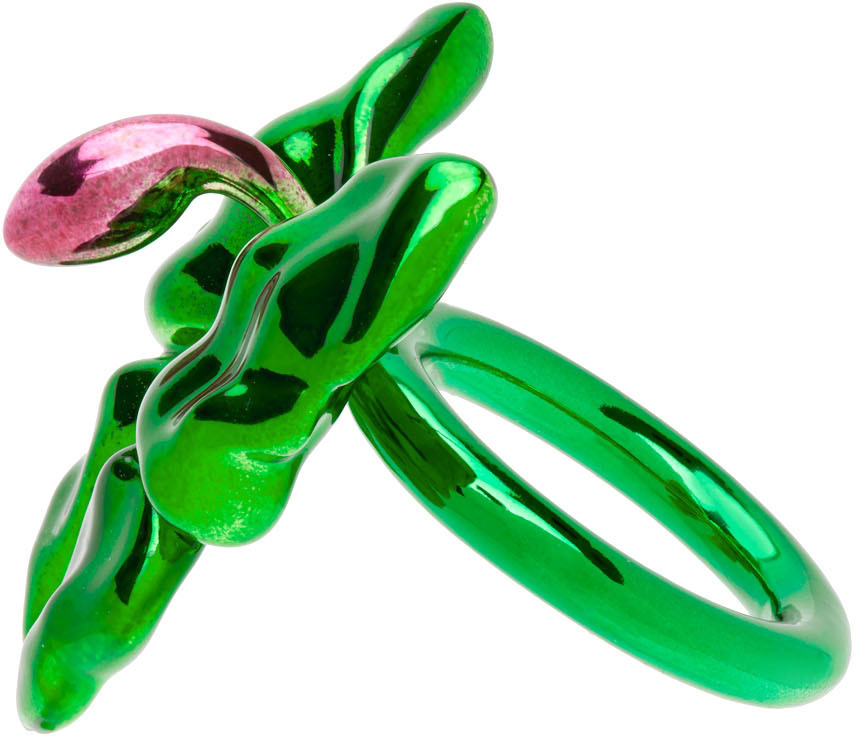 HUGO KREIT Green Bow Ring Hugo Kreit