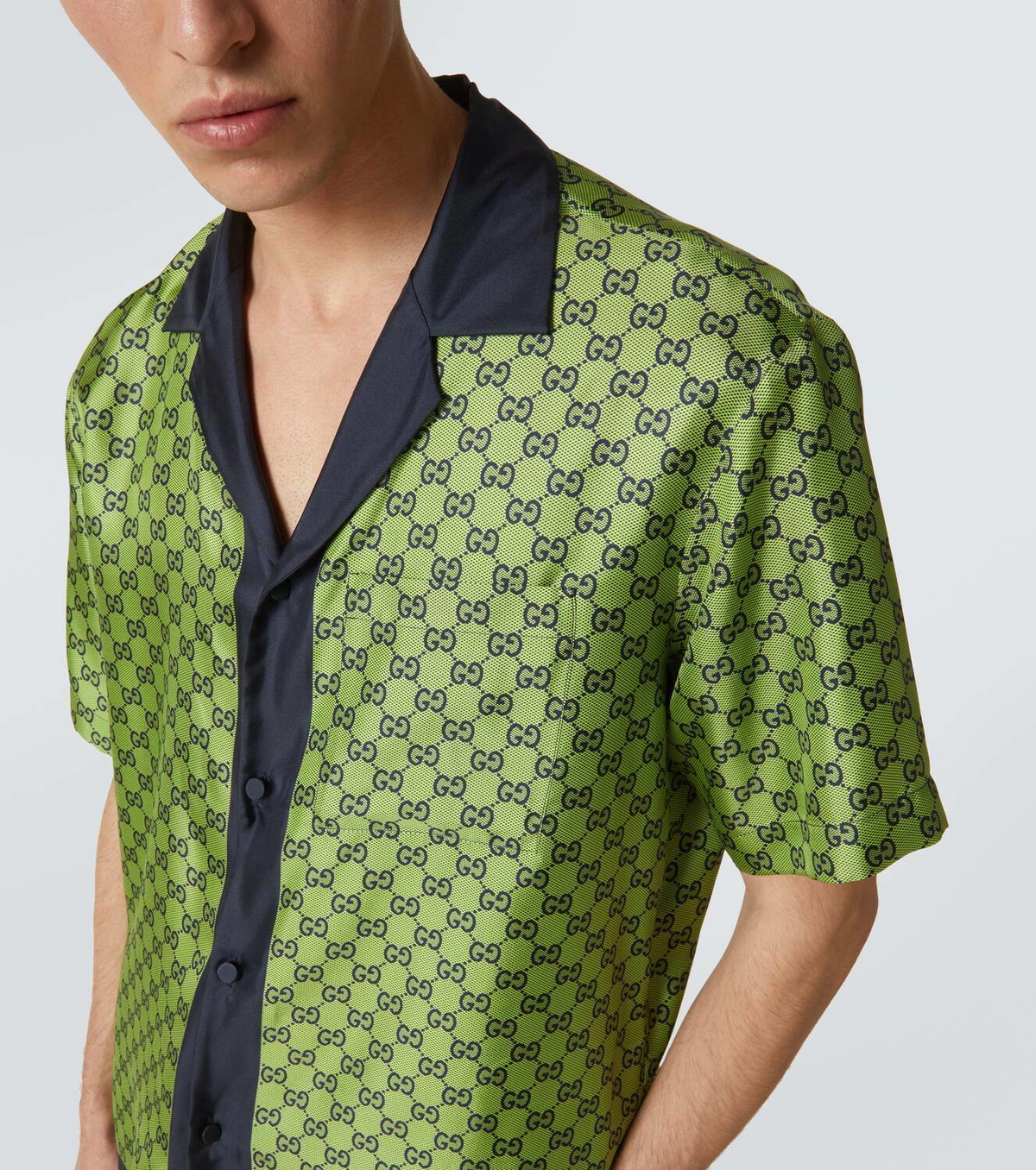 Gucci GG printed silk shirt Gucci