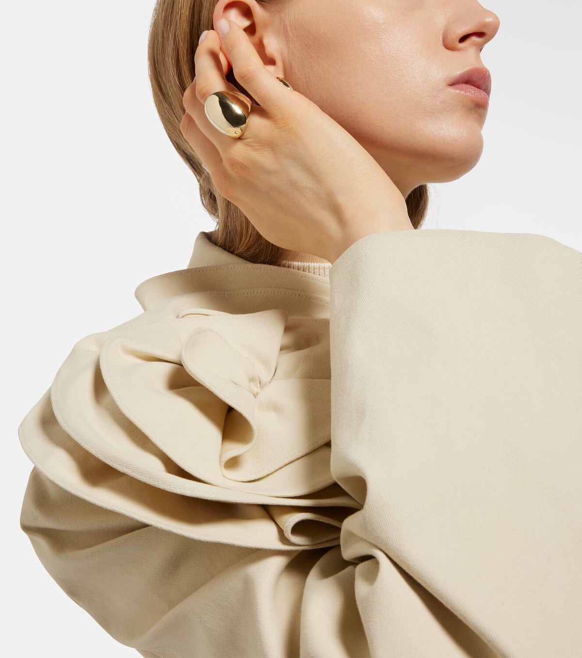 Jennifer Fisher Globe 14kt gold-plated ring Jennifer Fisher