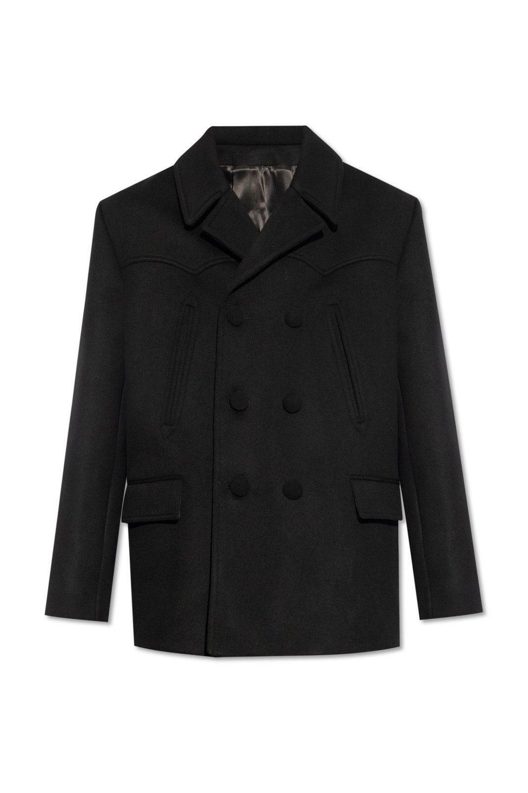 Balmain Double Breasted Short Coat Balmain