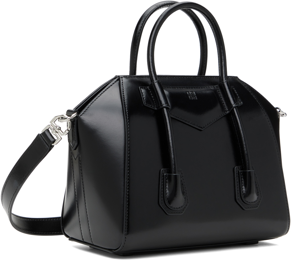 Givenchy Black Mini Antigona Lock Bag Givenchy