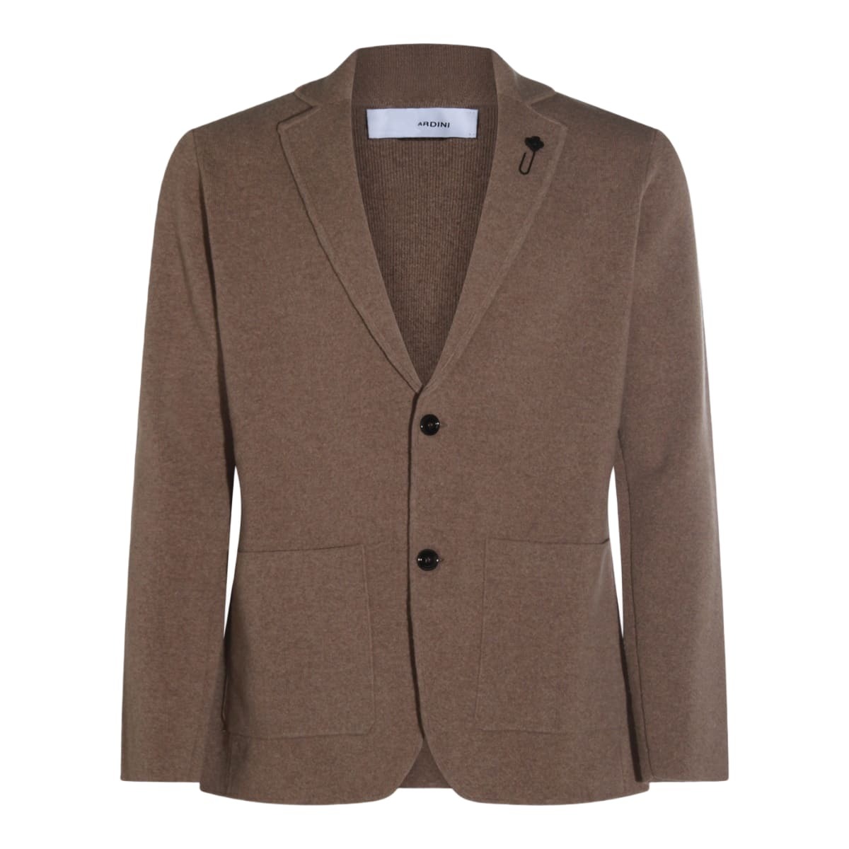 Lardini Brown Wool Knitwear Lardini