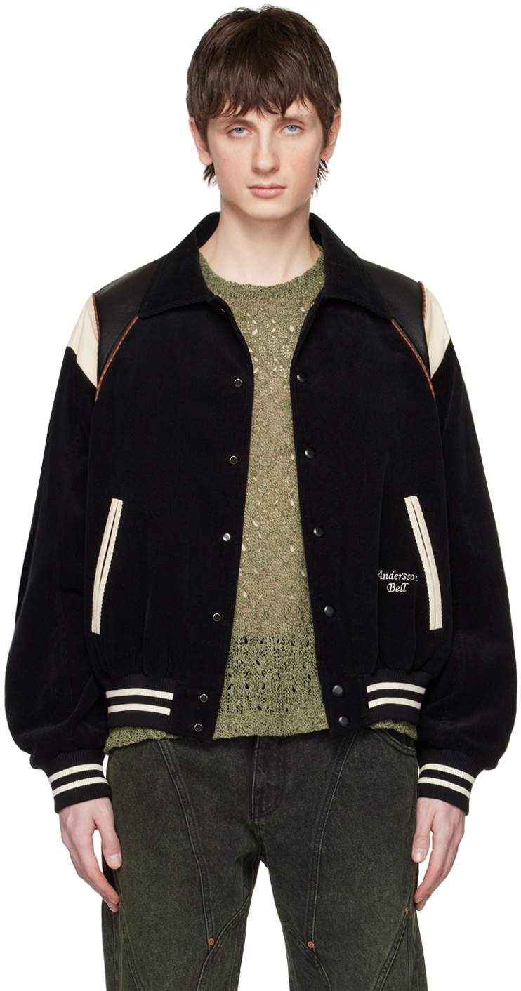 Andersson Bell Black Varsity Jacket Andersson Bell