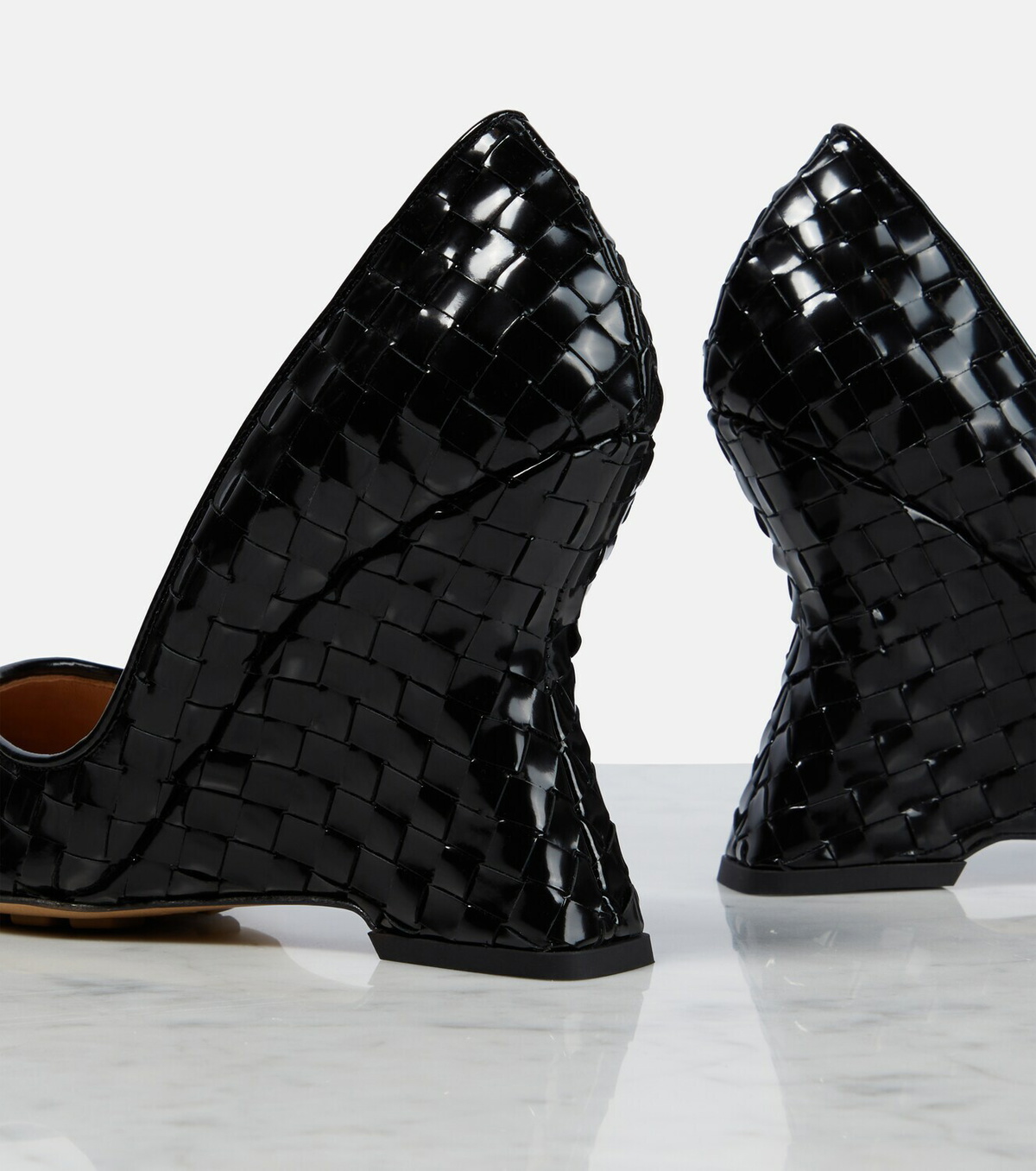 Bottega Veneta Comet leather wedges Bottega Veneta
