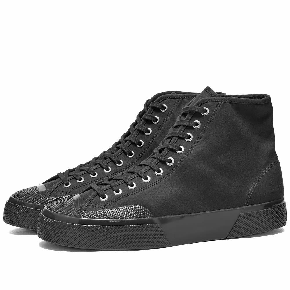Artifact by Superga Men's 2433-W Moleskin High Sneakers in Triple Black ...