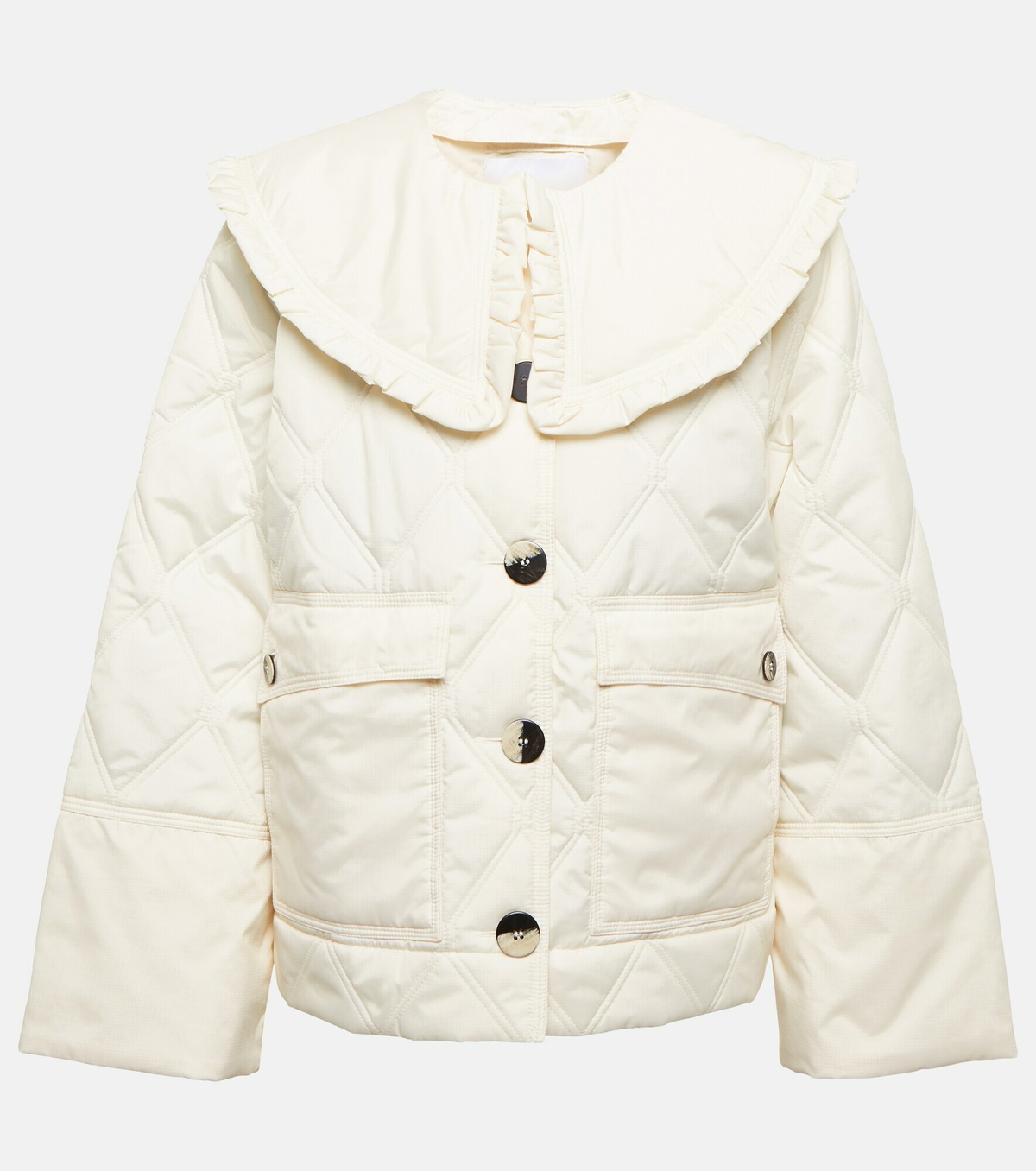 Ganni - Quilted ripstop jacket GANNI