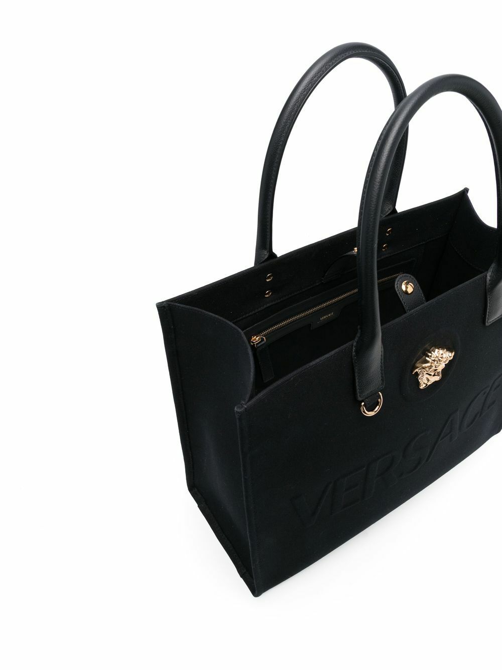 VERSACE - La Medusa Large Canvas Tote Bag Versace
