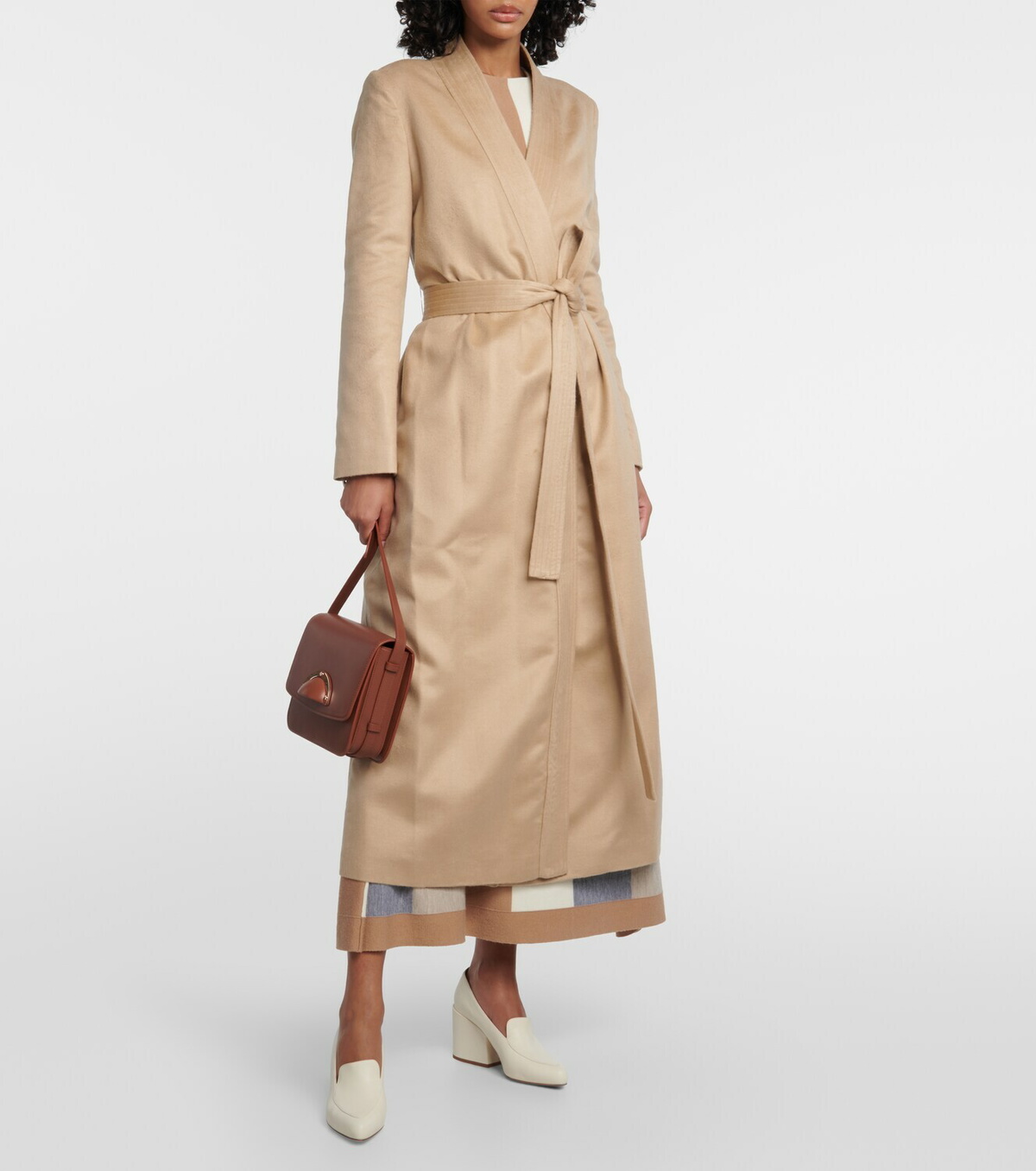 Gabriela Hearst Devon wrap silk coat Gabriela Hearst