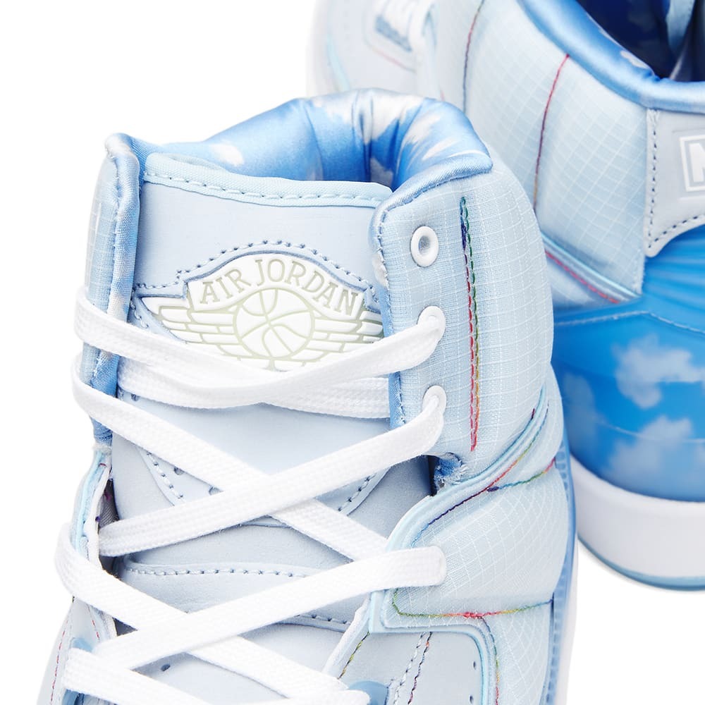 Air Jordan x J Balvin 2 Retro Sneakers in Celestine Blue/White Nike ...