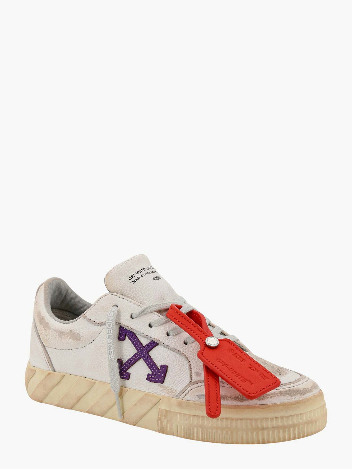 Off White Low Vulcanized White Womens Off-White