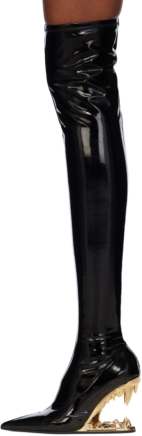 GCDS Black Morso Boots GCDS