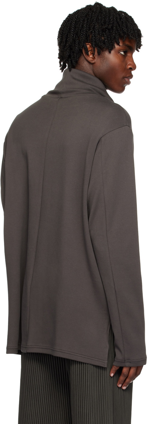 ATTACHMENT Gray Double-Face Turtleneck Attachment